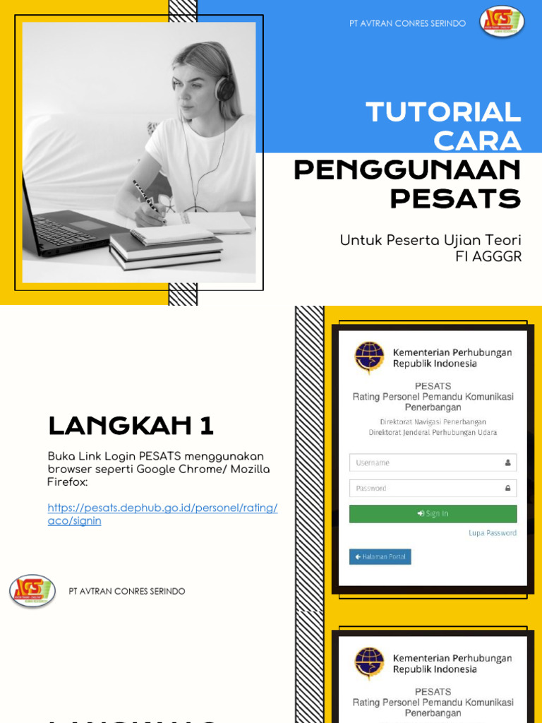 Tutorial Penggunaan Pesats Peserta - 2023 | PDF