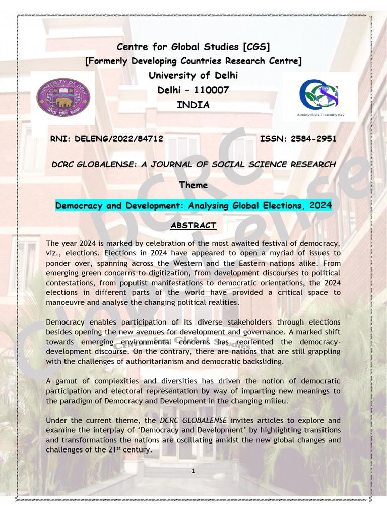 DCRC GlobaLense Guidelines July 2024 | PDF