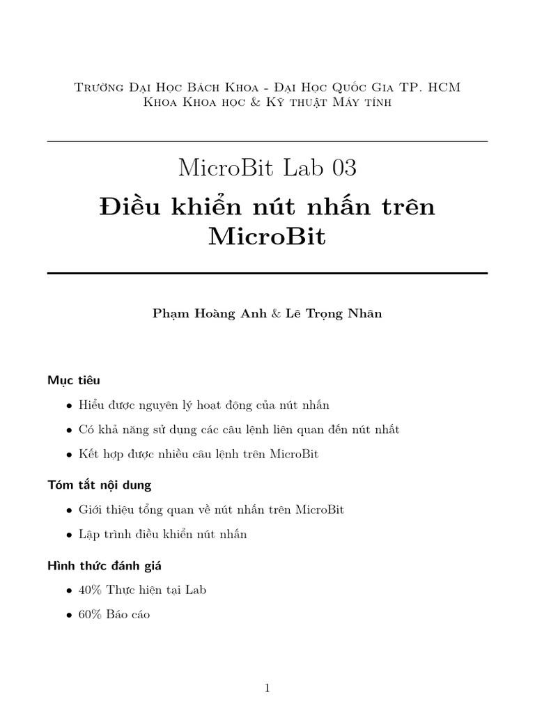 MicroBit Lab 03 | PDF