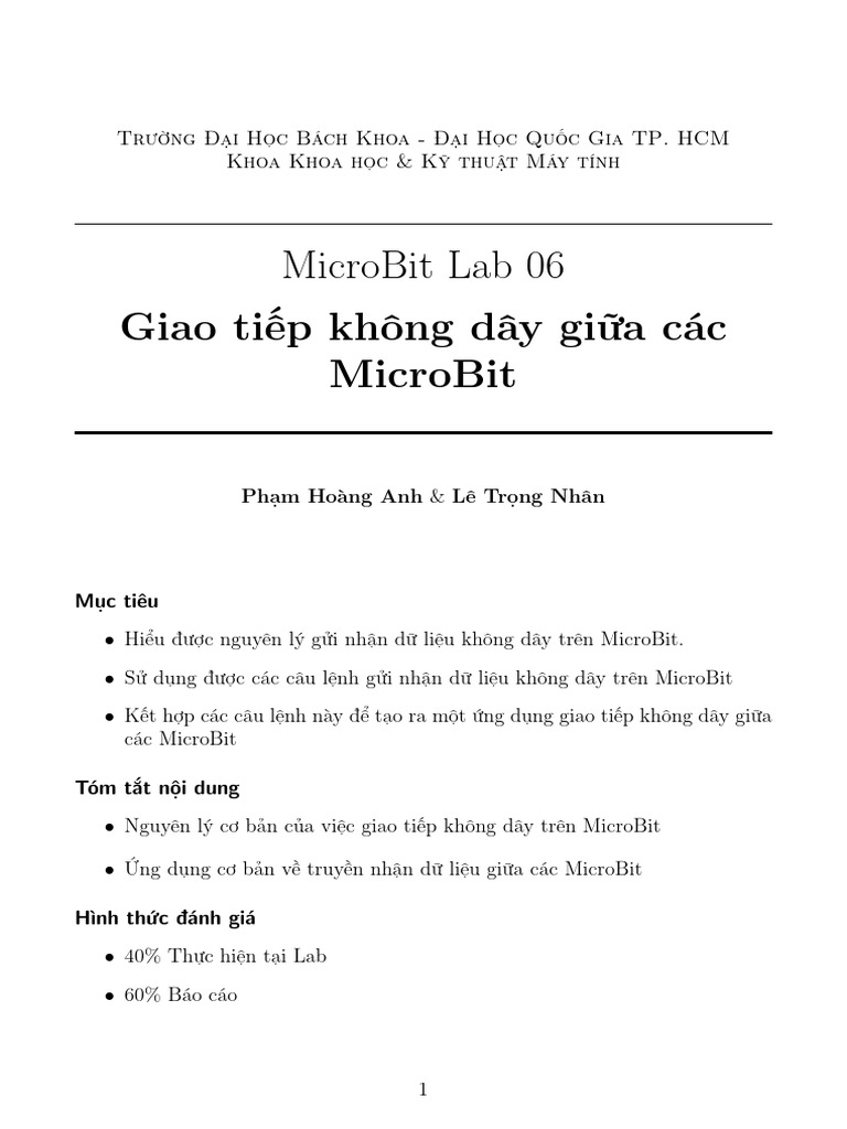 MicroBit_Lab_06 | PDF