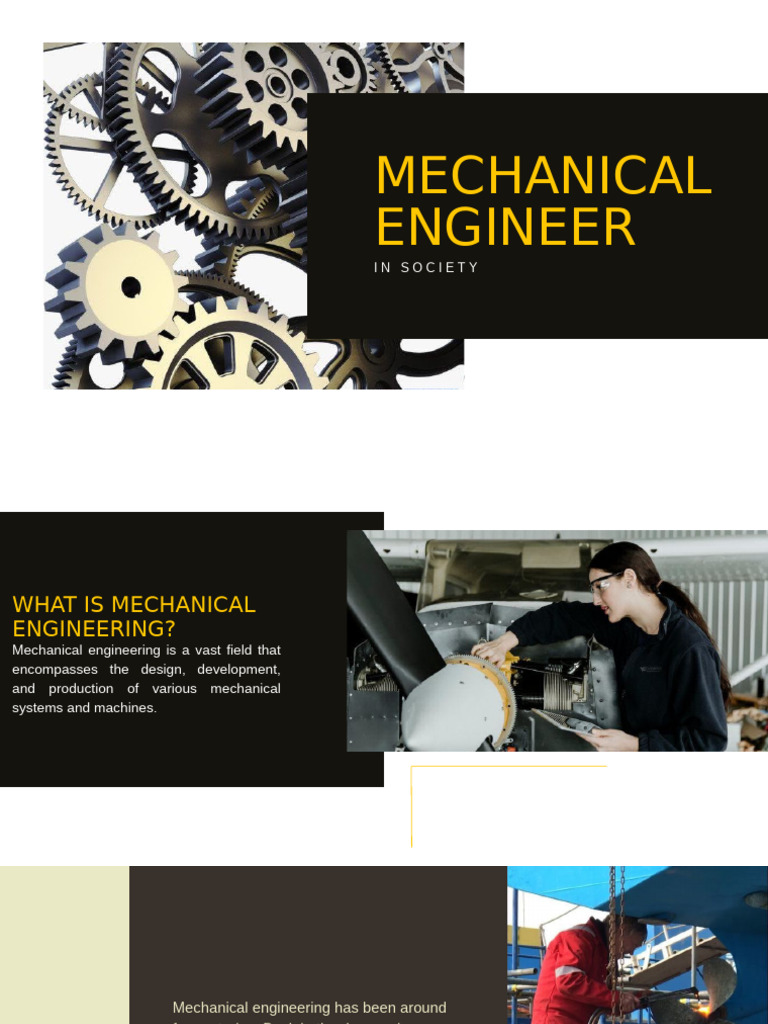 Mechanical Engineer in Society | PDF