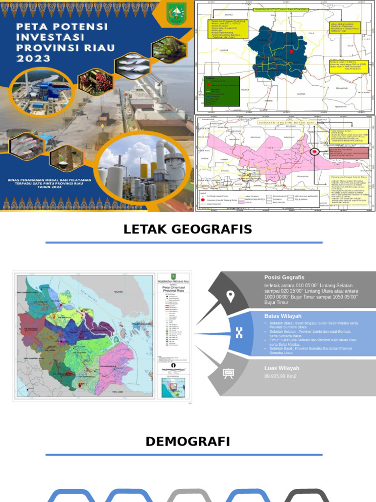 Slide Peta Potensi Investasi 2023 | PDF