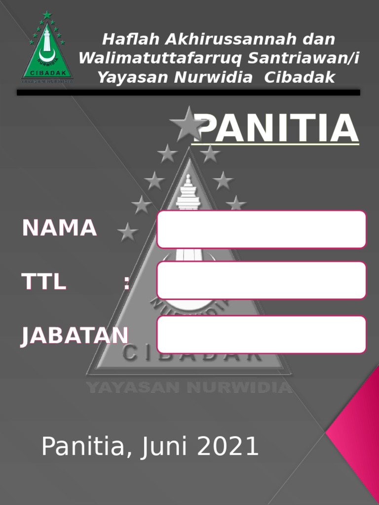 Kartu Panitia | PDF