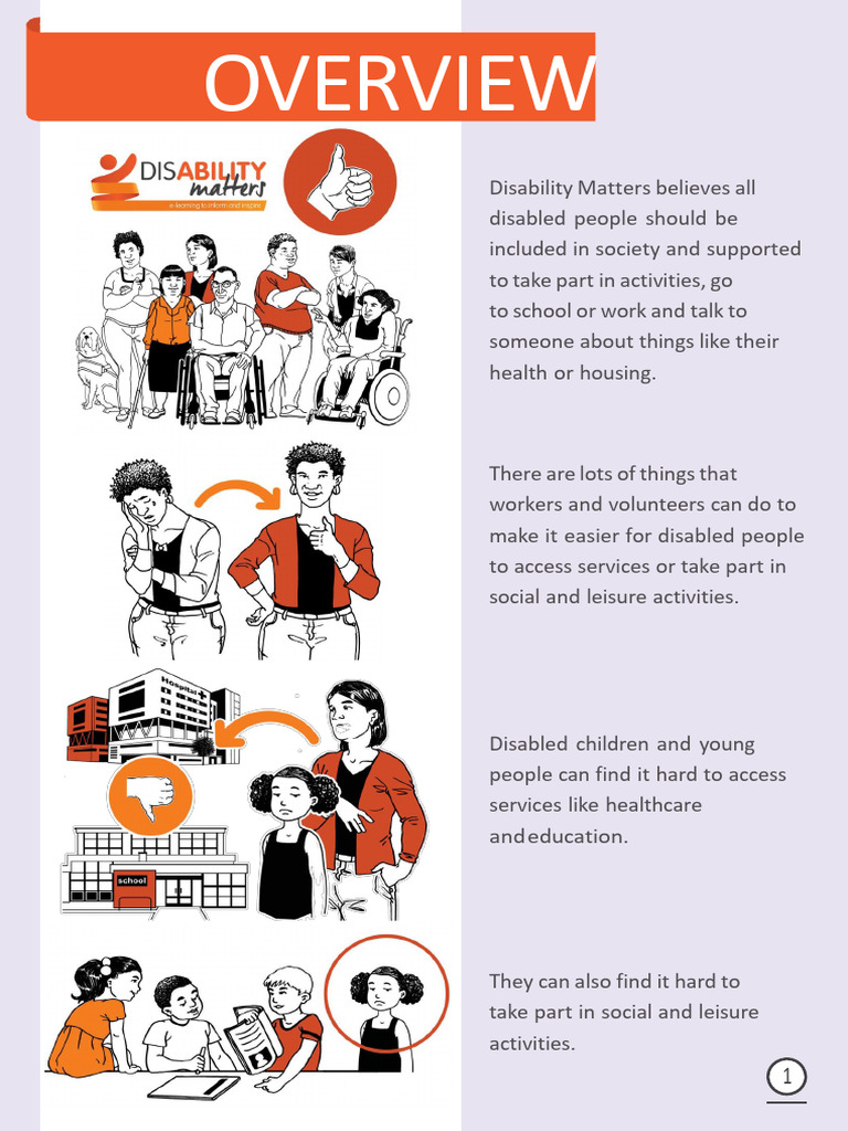 Easy Read Disability Matters Overview Only 21.01.2016 AB Edit | PDF