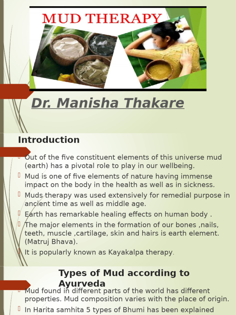 Mud Therapy | PDF