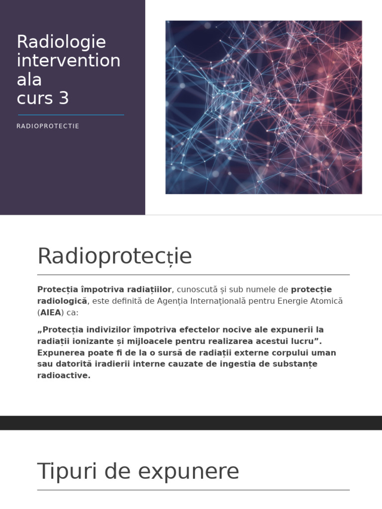 Curs 3 Radioprotectie | PDF