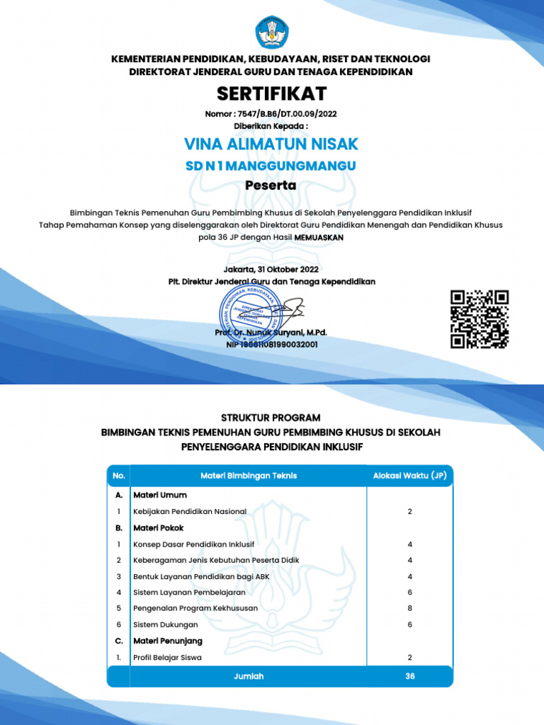 Sert GPK Pemahaman Konsep | PDF