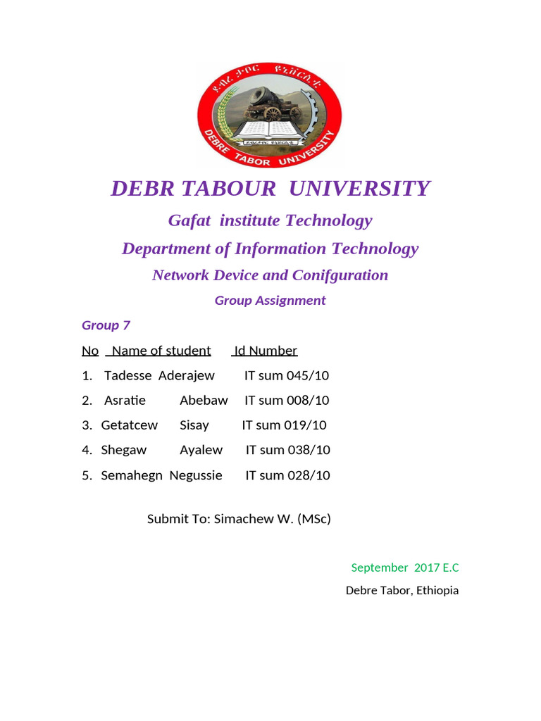 Group 7 NDC Ass | PDF | Computer Network | Computers
