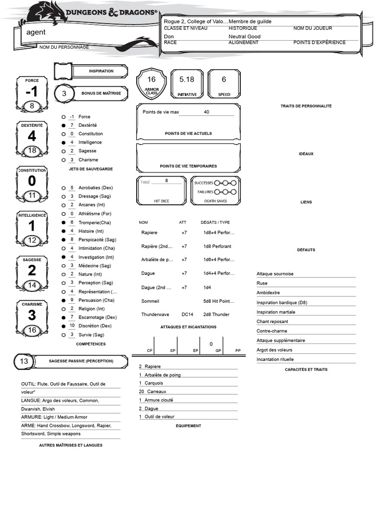D&D5 Campaign _ Roll20 | PDF