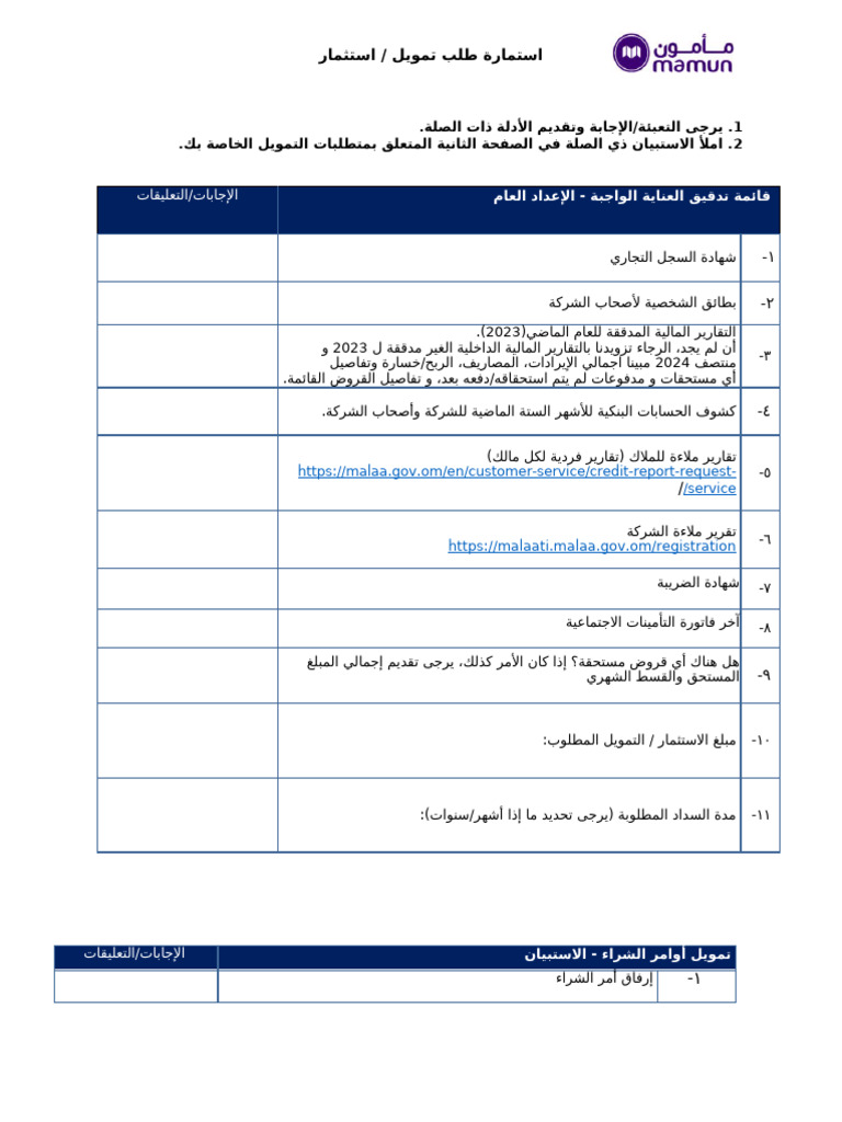 Financing Application Form 2024 | PDF