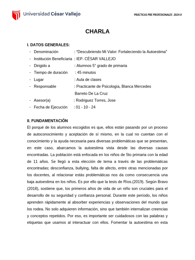 CHARLA 1_ | PDF