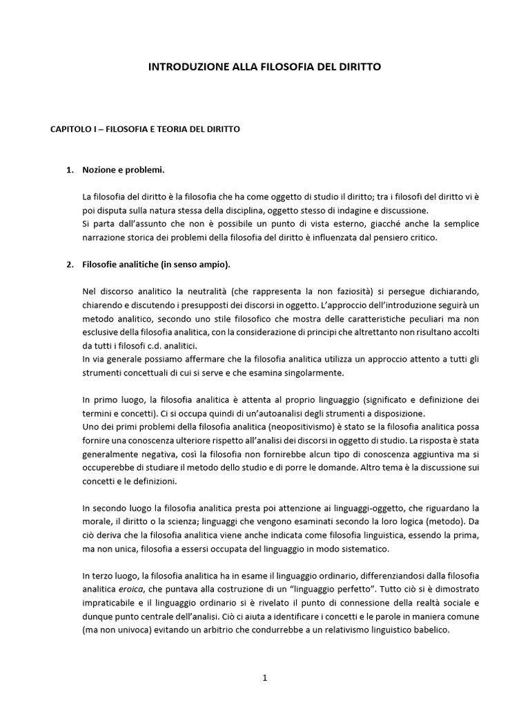 Filosofia Del Diritto | PDF