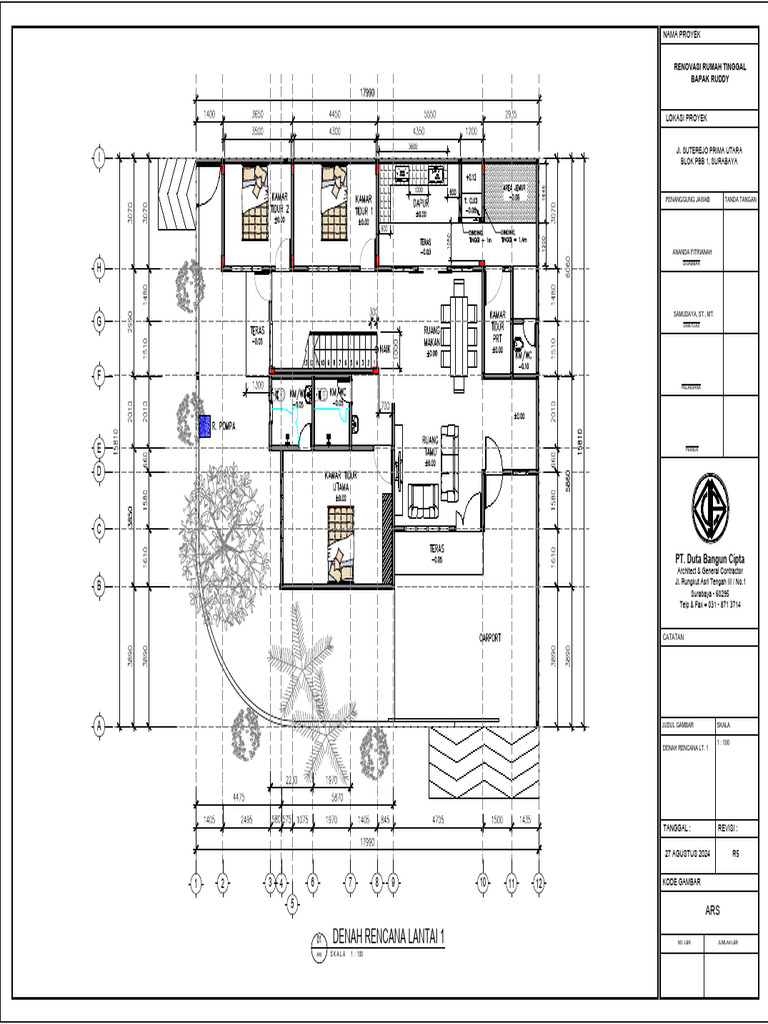 Denah Rencana (R-05) - Sutorejo Prima - 20240827 | PDF