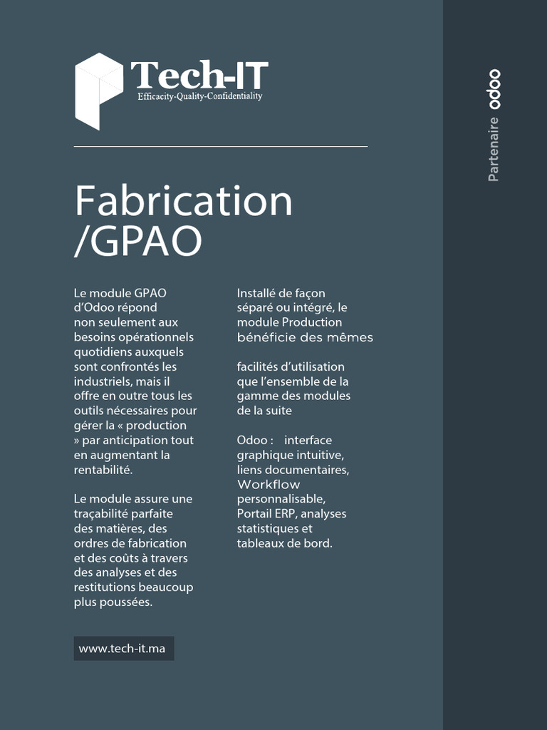 01 Fabrication - GPAO | PDF
