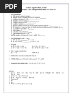Class 6 Number Play Worksheet | PDF | Numbers | Mathematics