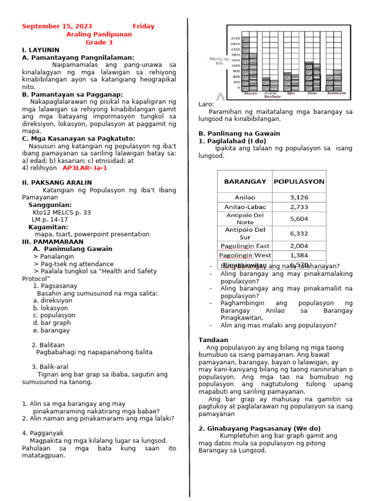 Ap DLP Q1 W3 Day3 | PDF | Social Science