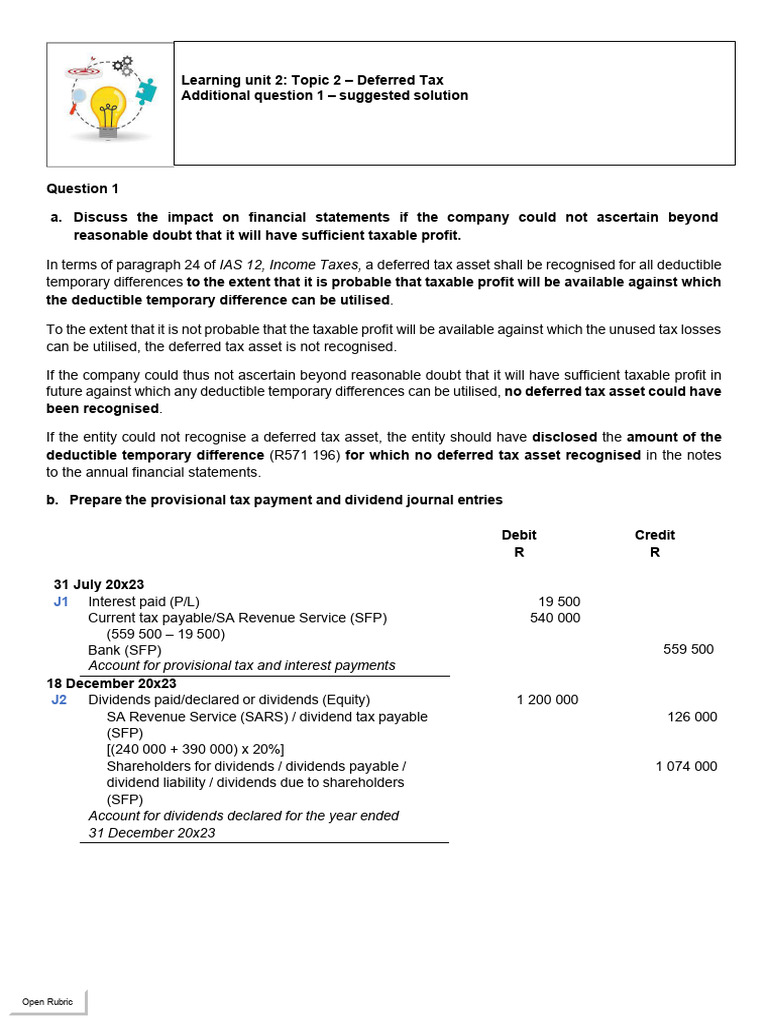 Activity 2.5 - Suggested Solution | PDF