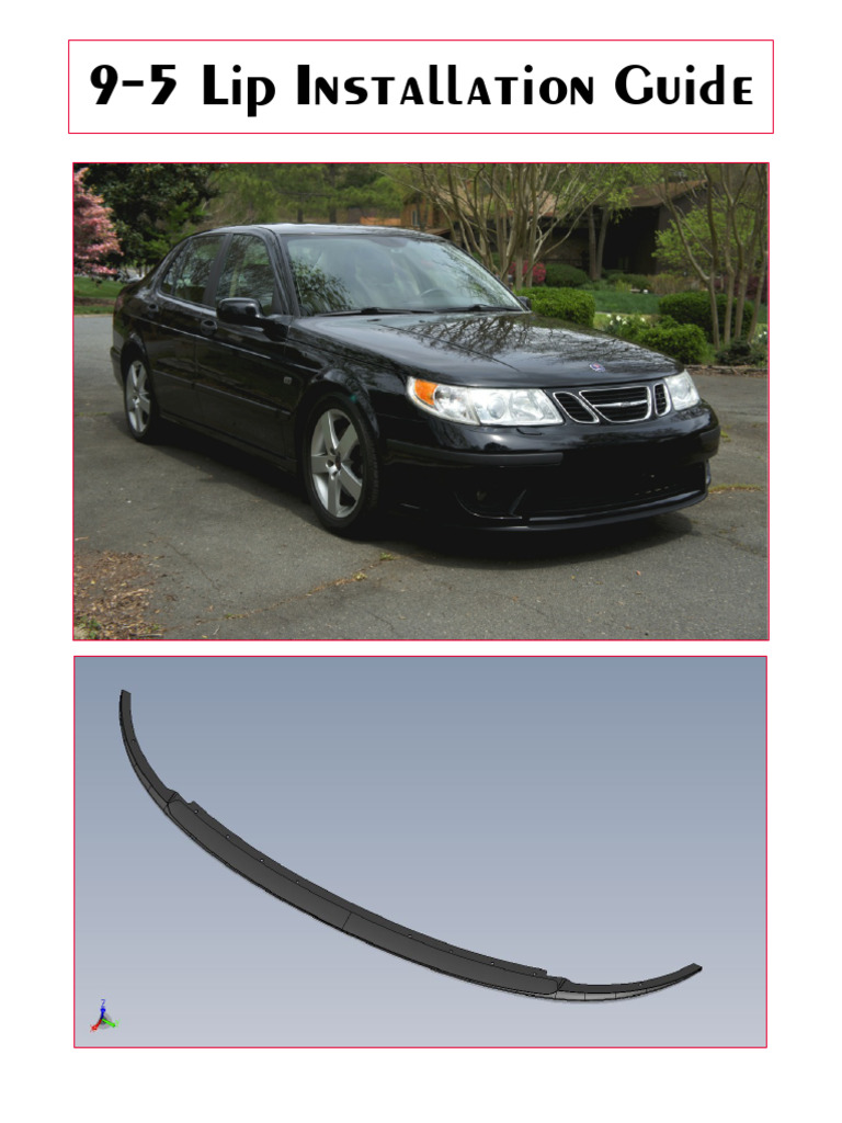 9-5 Lip Installation Guide (Small) | PDF