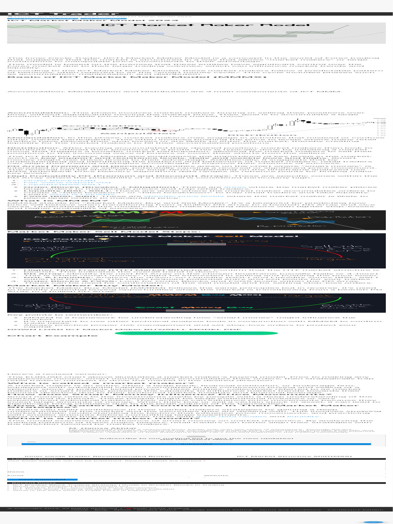 ICT Market Maker Model MMXM PDF | PDF