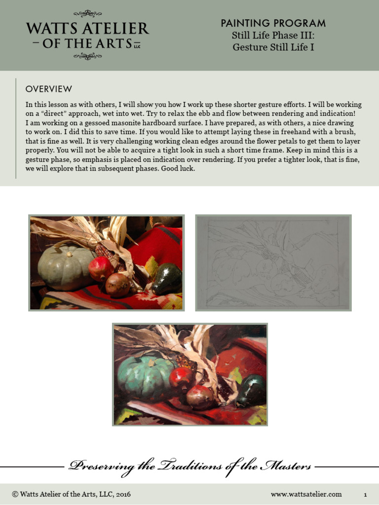01-Still-Life-Phase-III-Gesture-01 | PDF