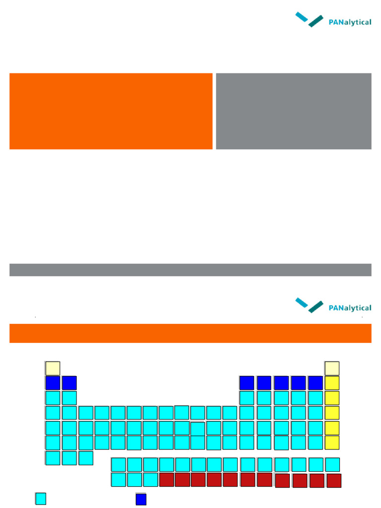 Basic XRF - PANalytical | PDF