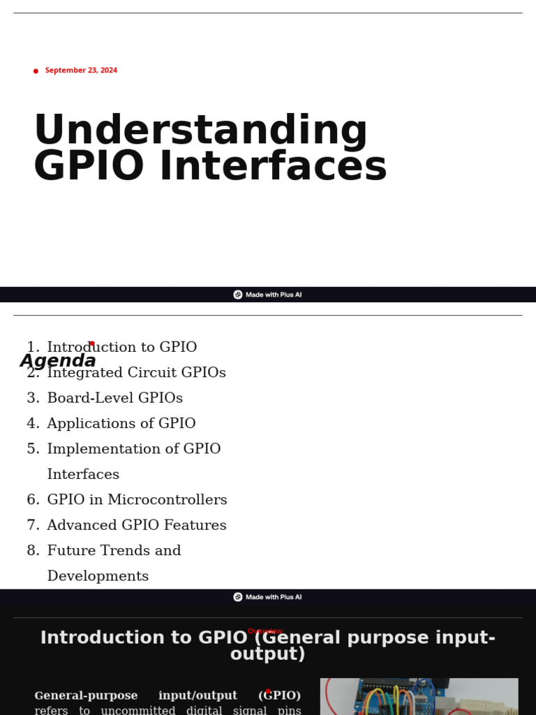 Understanding GPIO Interfaces | PDF Understanding GPIO Interfaces | PDF