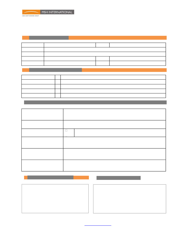 MSH International | PDF