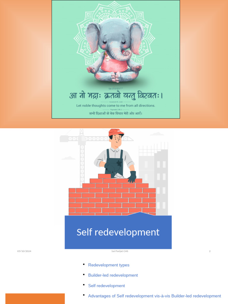 Self Redevelopment Presentation | PDF | Economies | Finance & Money Management