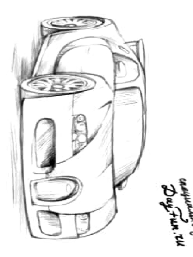 Car Outlines Tilted | PDF