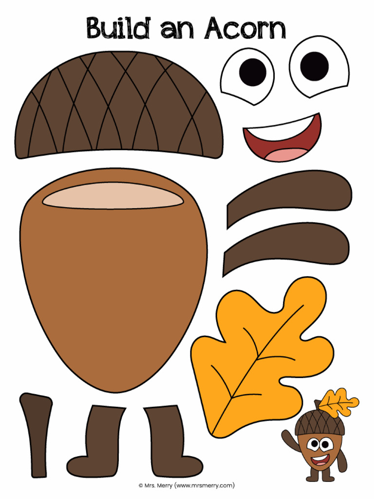 Acorn Crafts for Kids Mrs.merry | PDF