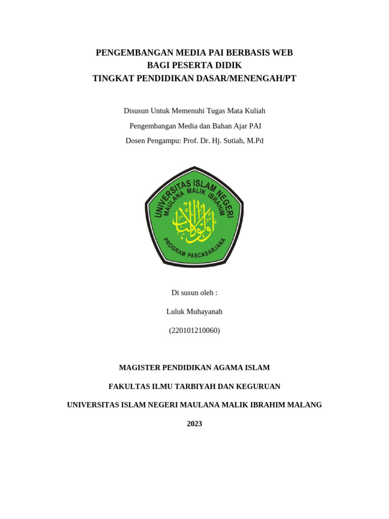 Makalah WEB LULU | PDF