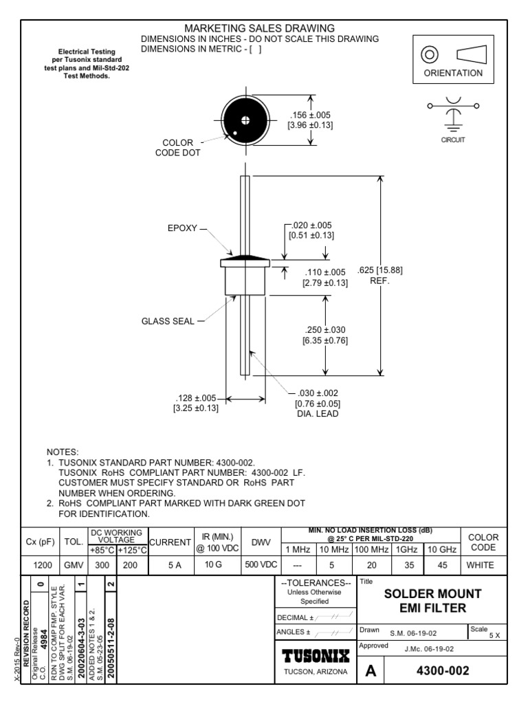 08 Tusonix 4300-002 | PDF