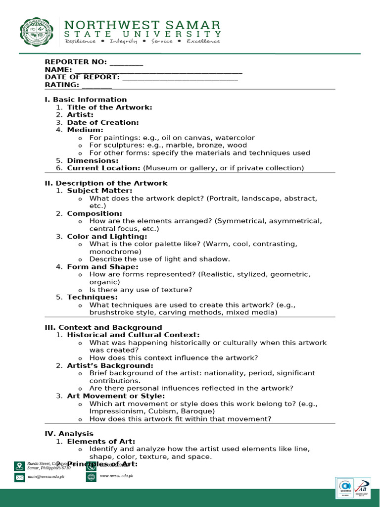 ART-AP-REPORT-FORMAT | PDF