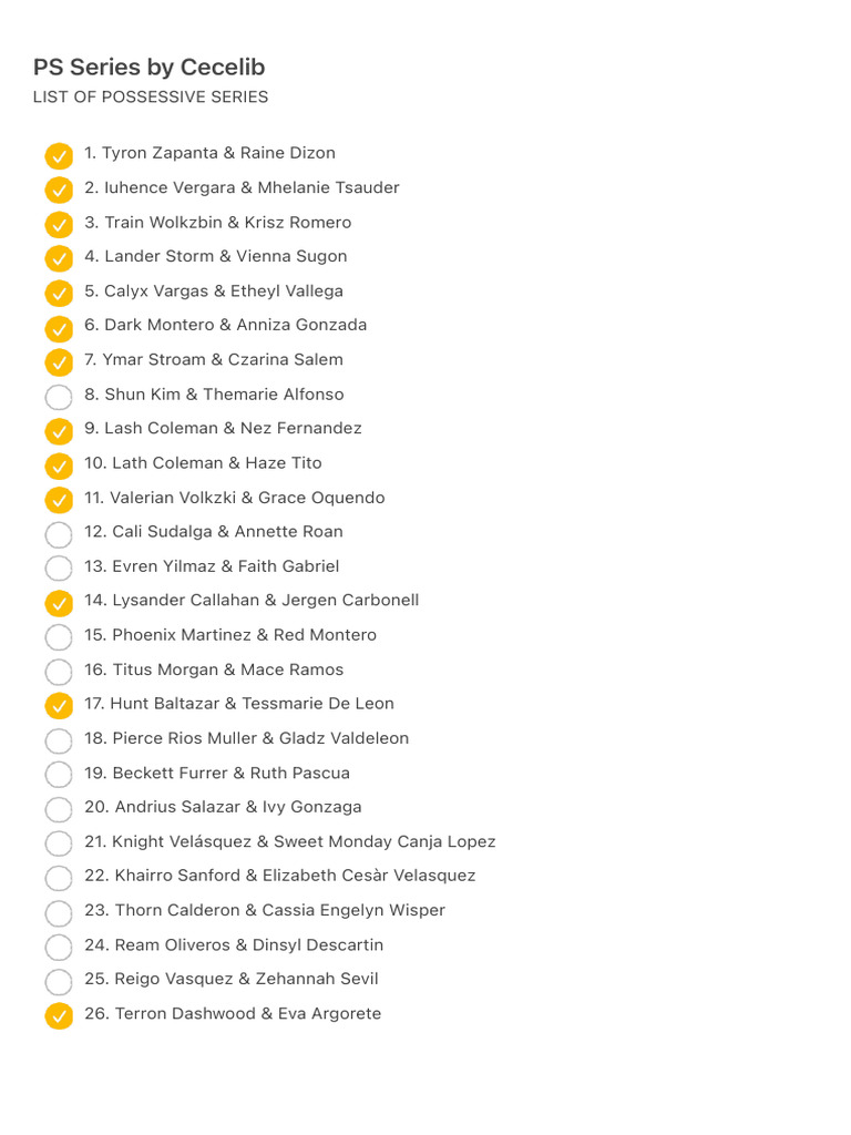 PS Series Loveteam by Cecelib | PDF