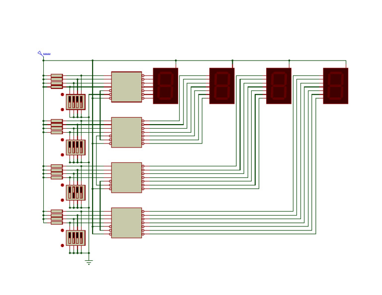 BCD To 7seg With Leading Zero Suppression | PDF