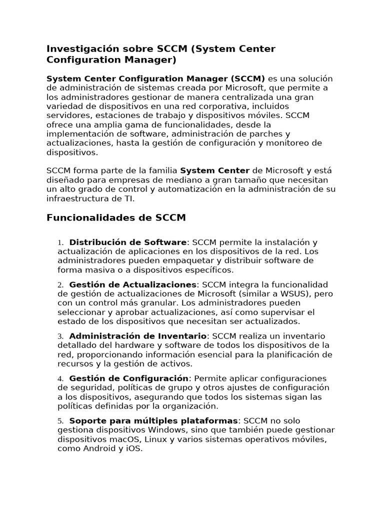 Copia de SCCM | PDF