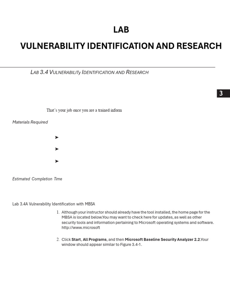 Vulnerability Identification and Research | PDF