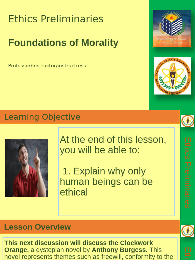 Ethics Lesson 2 | PDF | Free Will | Science & Mathematics