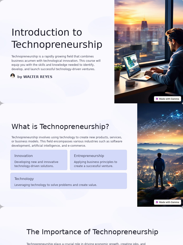 Introduction To Technopreneurship Meeting 1 | PDF