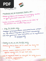 Handwritten Notes Class 10 Political Parties | PDF