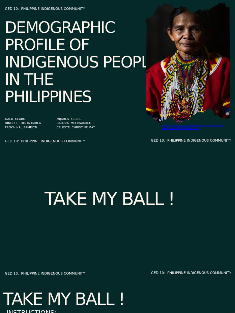 Ged10 Demographic Profile of Ips in The Philippines | PDF | Human ...