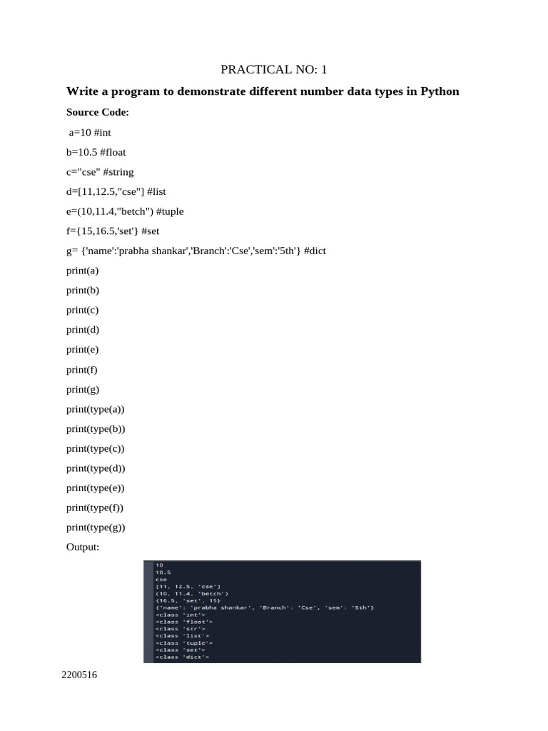 Python Practical No 12 | PDF Python Practical No 12 | PDF