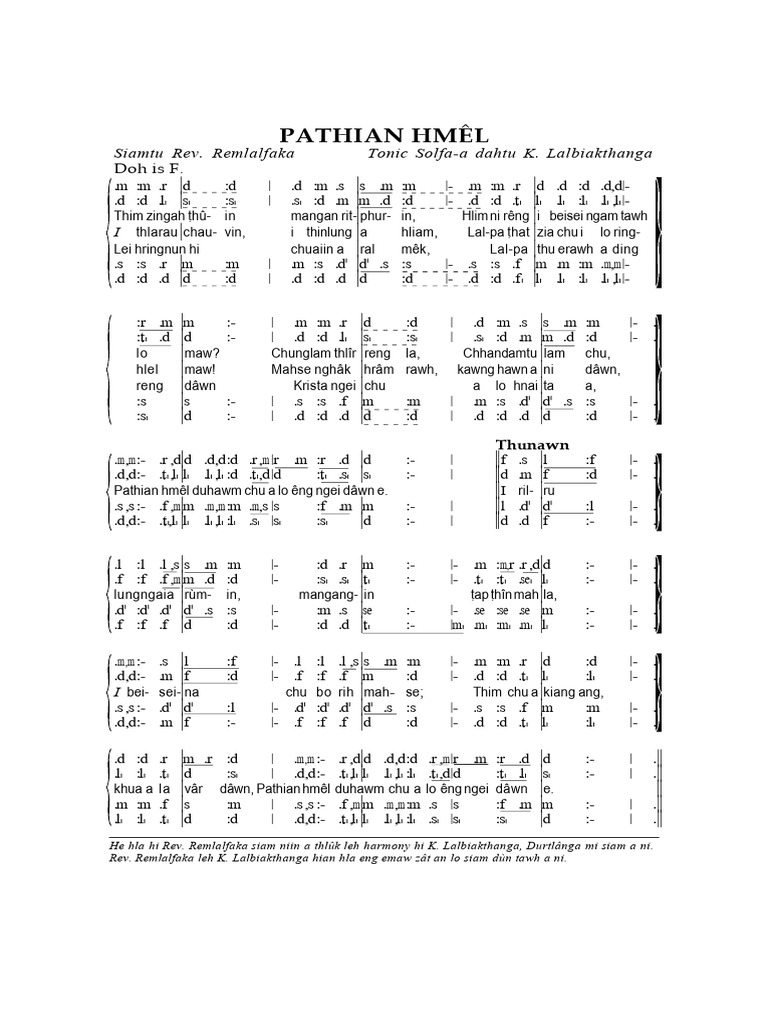 Pathian Hmel | PDF