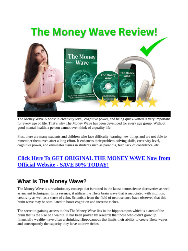 The Money Wave Reviews (FAKE OR LEGIT) Caution ALERT! | PDF ...