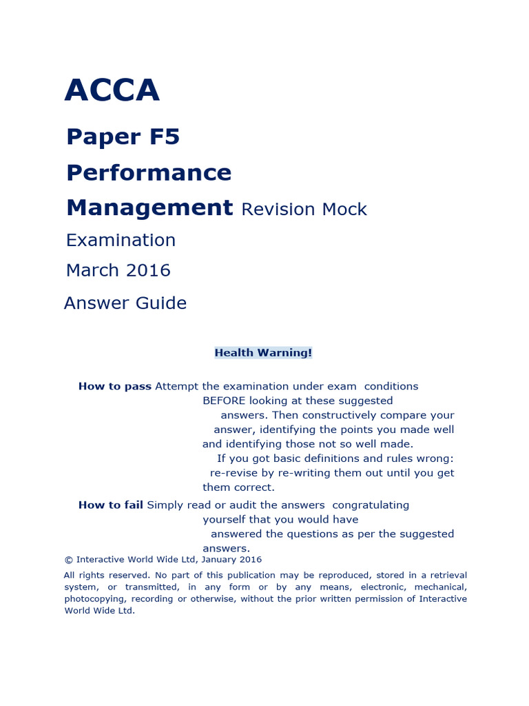 PM Mar 16 Mock Solution | PDF