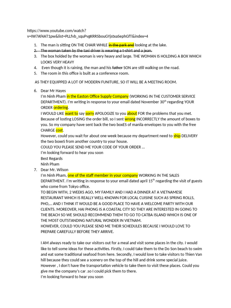 (CHECKED) Writing-Test-2 | PDF