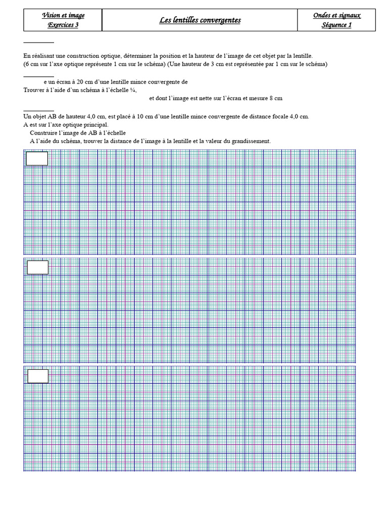S1 - Exos - Resolution Graphique - Fiche - 3 | PDF