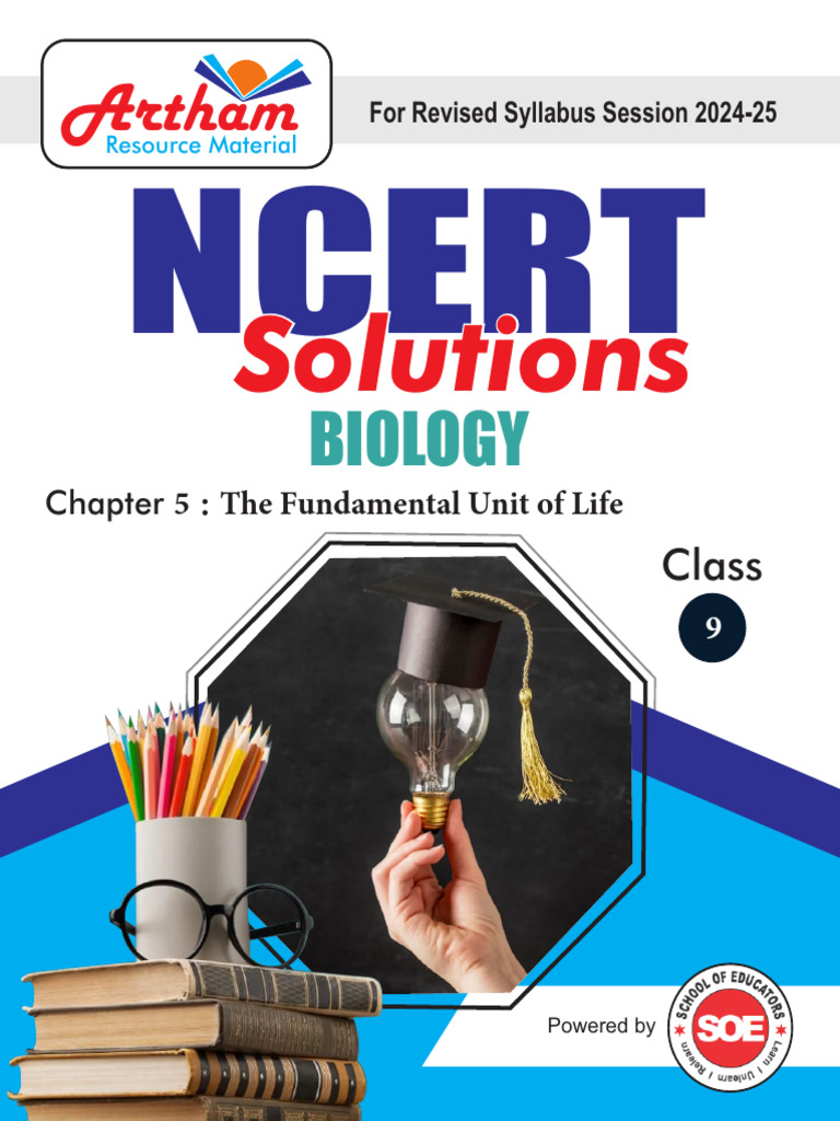 Class 9 Science NCERT Solution Chapter 5 The Fundamental Unit of Life ...