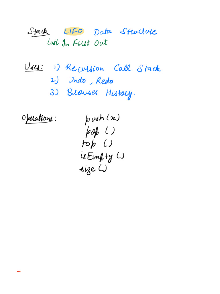 Adv DSA Stacks 1 Apr22 | PDF
