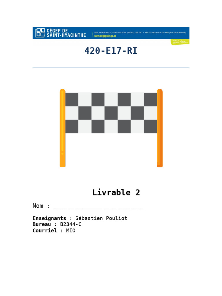 Livrable 2 | PDF